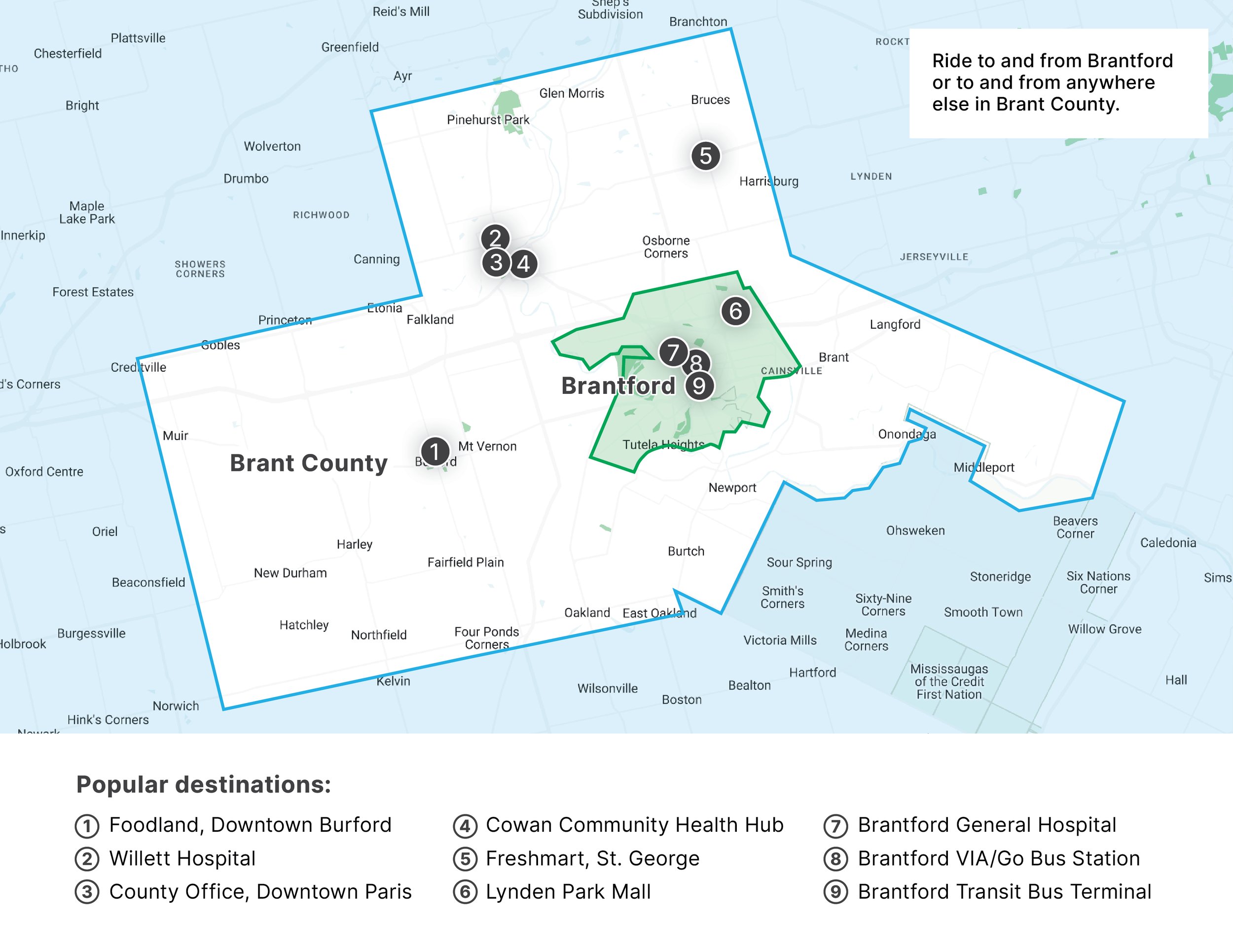 Brant Transit | Pre-booked Rideshare in the County of Brant