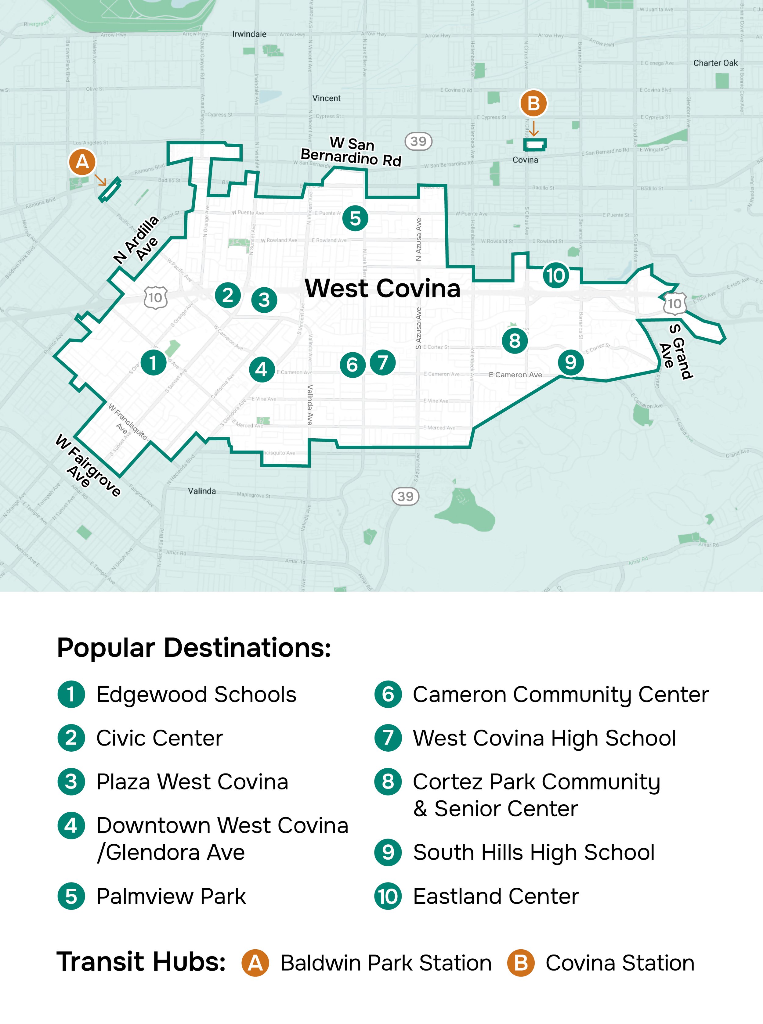 Go West Covina | On-demand shared rides around West Covina