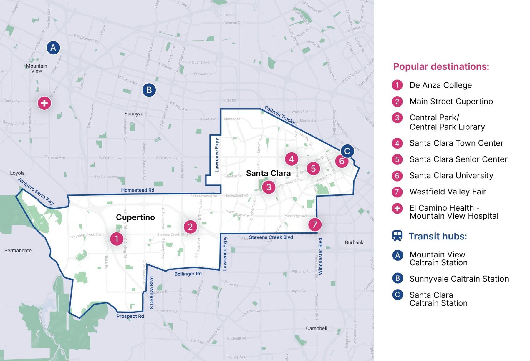 Silicon Valley Hopper | Shared Rides in Cupertino & S. Santa Clara