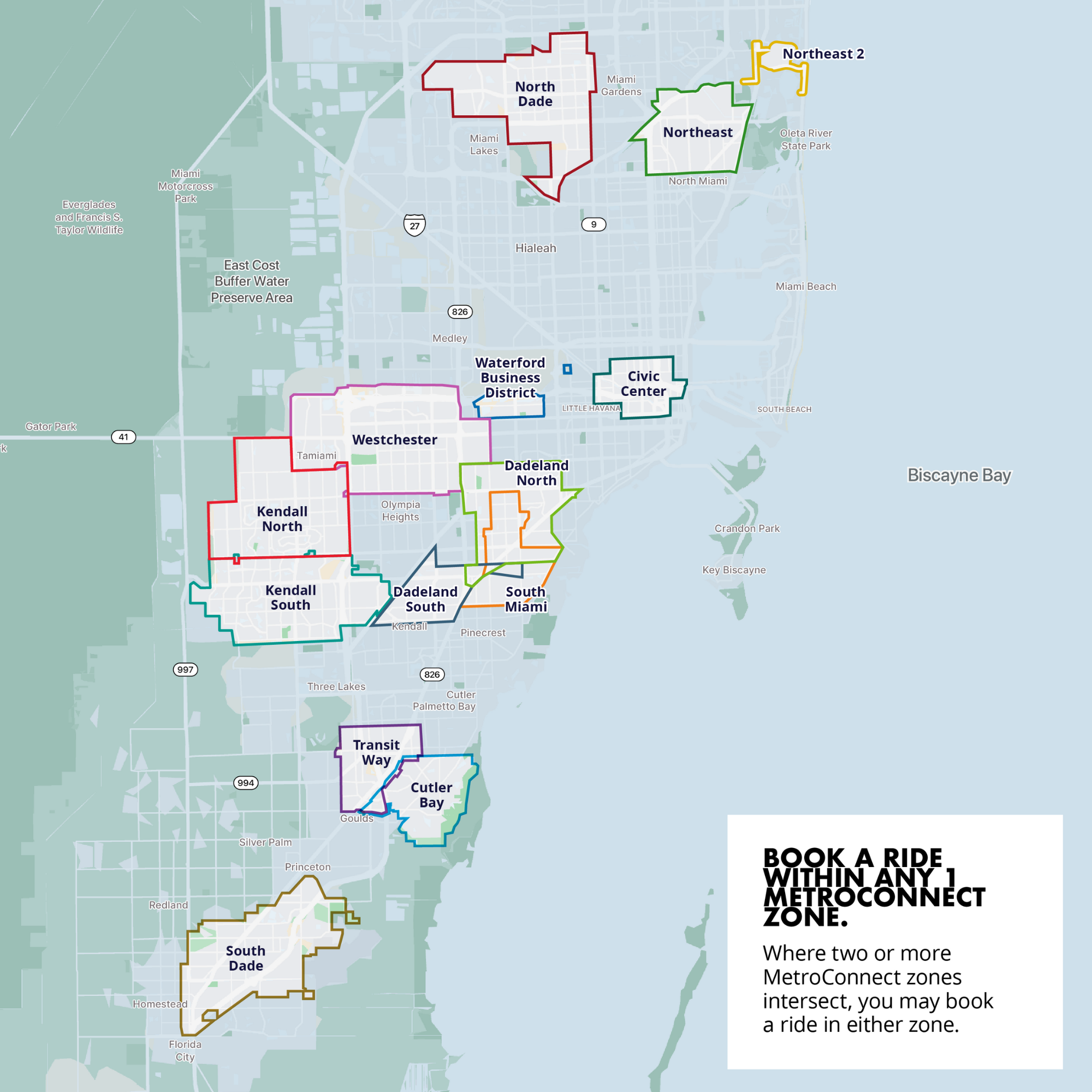 MetroConnect | Free public transit shared rides in Miami-Dade County